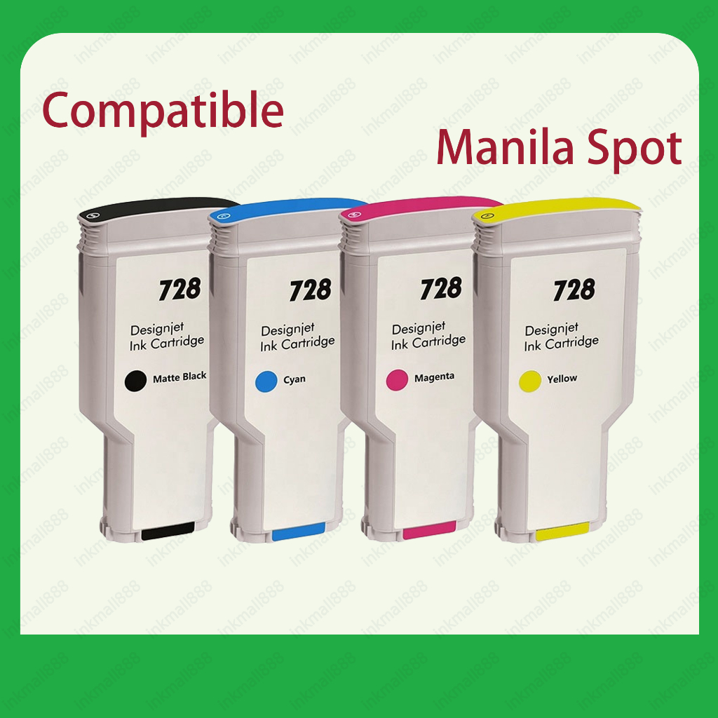728 ink cartridge Premium Color Compatible Printer Inkjet Cartridge for ...