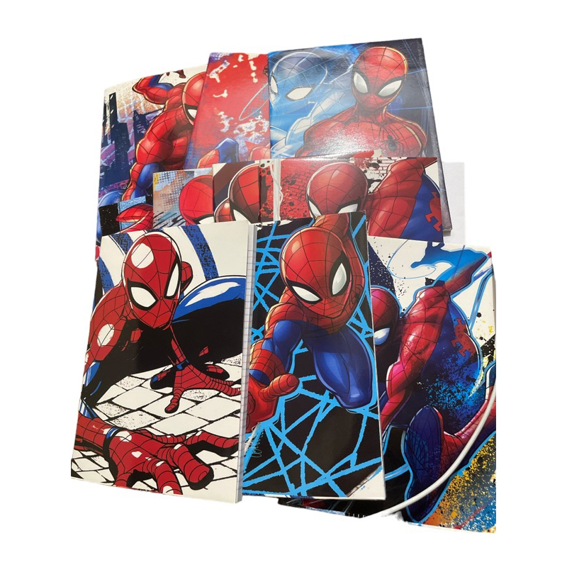 WRITING NOTEBOOK SPIDER MAN DESIGN, 10 PCs per set | Shopee Philippines