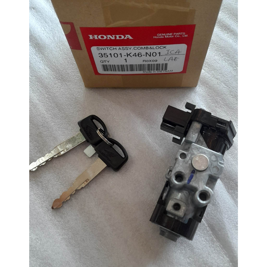 Honda Original Genuine Parts Ignition Switch Assy Lock for Click 125 ...
