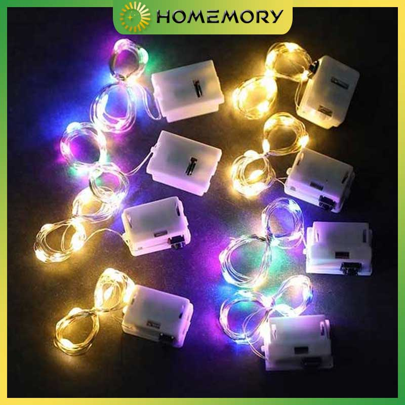 HOMEMORY Fairy String Light 1M 2M Waterproof Party Wedding Holiday ...