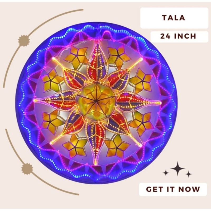 Tala Capiz Parol Philippine Flag Inspired 24 inches | Shopee Philippines