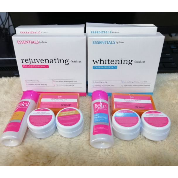 Essential by Belo Rejuvenating & Whitening Facial Sets | Shopee Philippines
