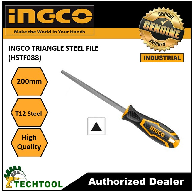 INGCO TRIANGLE STEEL FILE 200mm (HSTF088) | Shopee Philippines