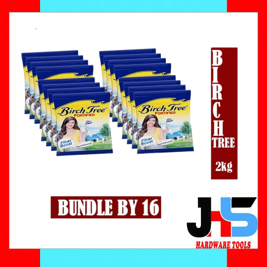 JHS BIRCH TREE FORTIFIED MILK POWDER DRINK 33G (BUNDLE BY 16) | Shopee ...