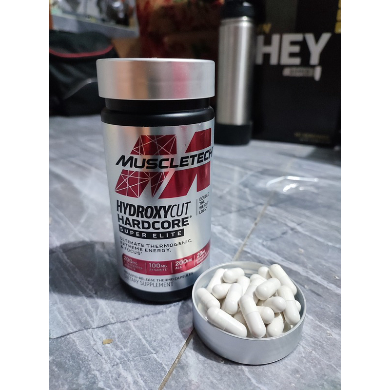 MUSCLETECH HYDROXYCUT SUPER ELITE 10 / 20 capsule ultimate weightloss ...