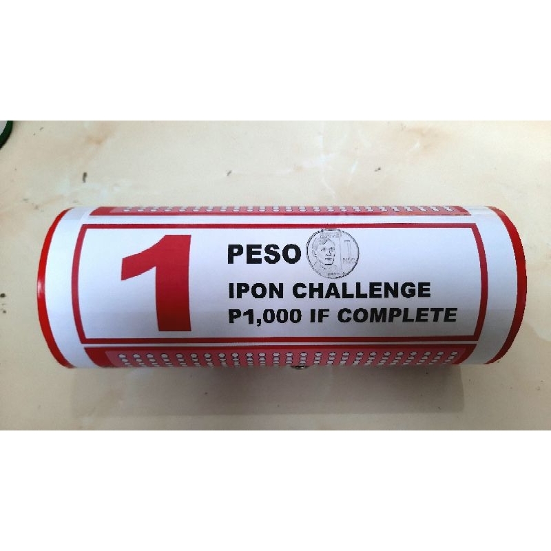 Ipon Challenge PAPER & COIN BILLS ALKANSYA Coin Bank ( 1, 5, 10, 20, 50 ...