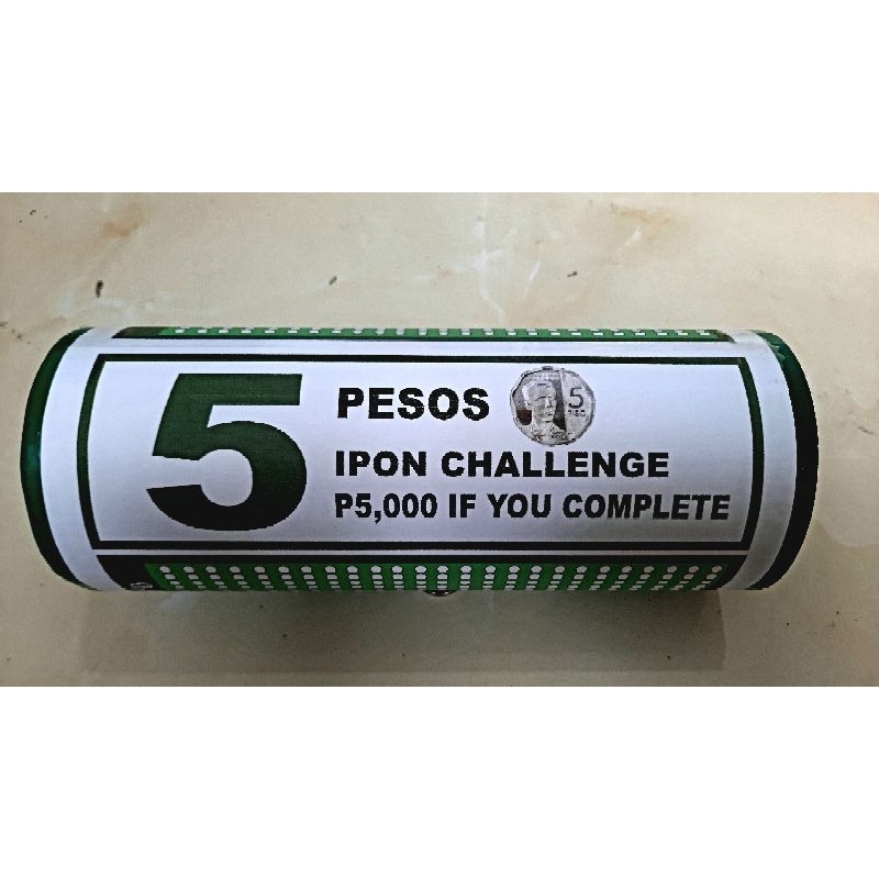 Ipon Challenge PAPER & COIN BILLS ALKANSYA Coin Bank ( 1, 5, 10, 20, 50 ...