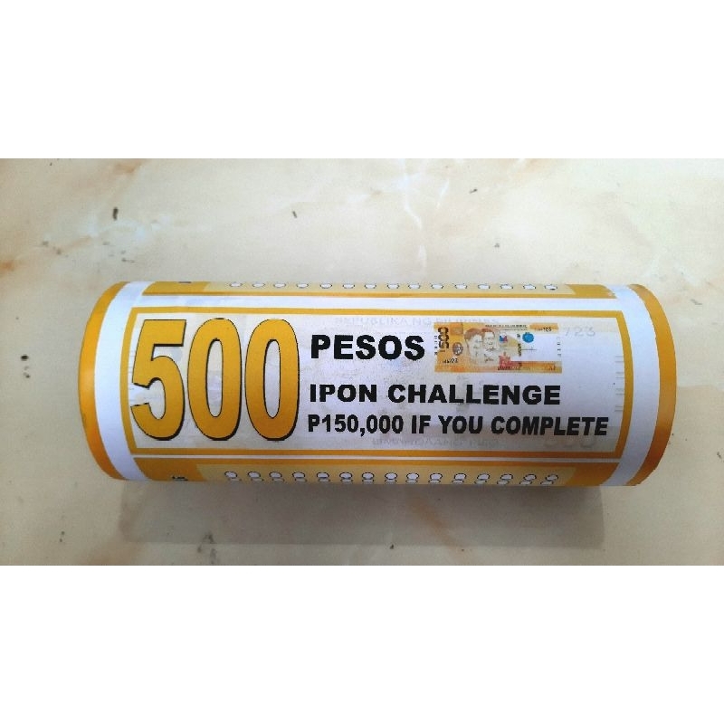 Ipon Challenge PAPER & COIN BILLS ALKANSYA Coin Bank ( 1, 5, 10, 20, 50 ...