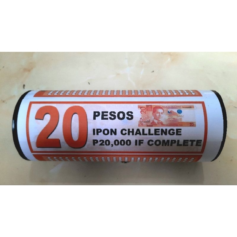 Ipon Challenge PAPER & COIN BILLS ALKANSYA Coin Bank ( 1, 5, 10, 20, 50 ...