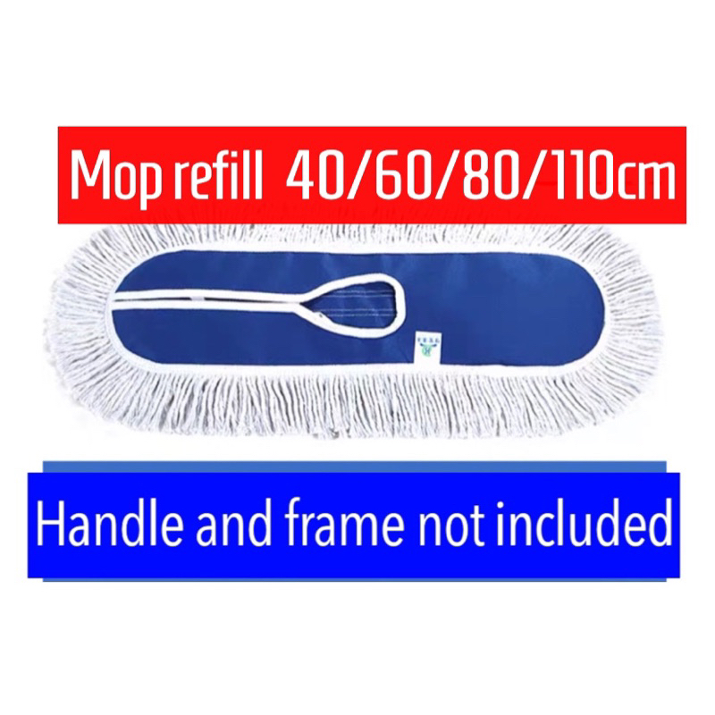 40/60/80/110cm Dust Mop (Mop Head Only) - Refill only | Shopee Philippines