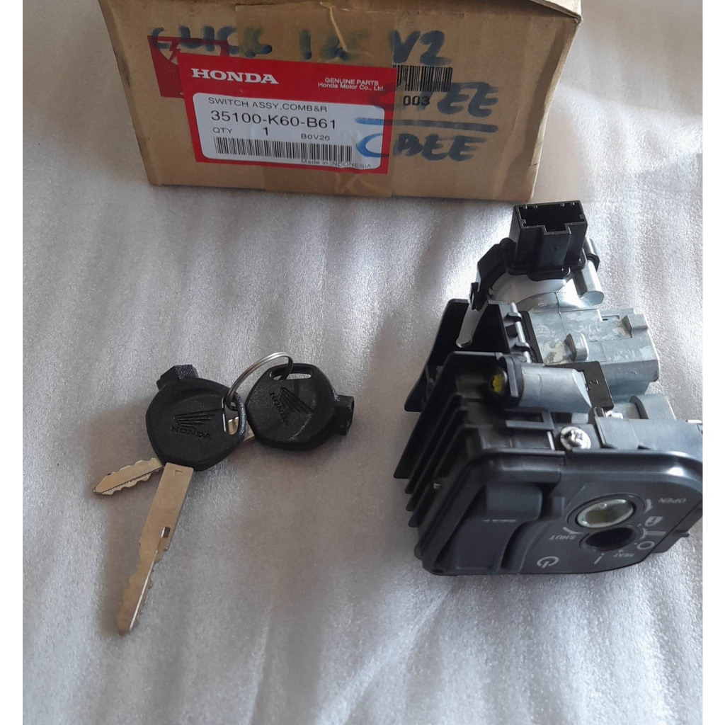 Honda Original Genuine Parts Ignition Switch Assy for Click 125 Version ...