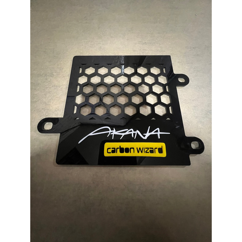 akana bolt type acrylic radiator cover for honda click v1 v2 v3 ...