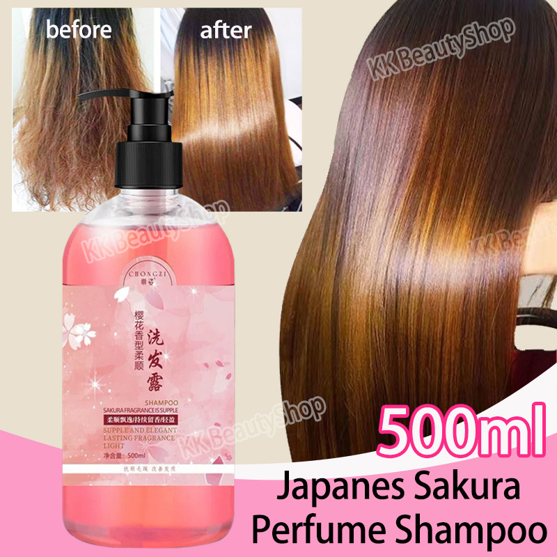 Sakura Shampoo Japanes Perfume Shampoo Anti Dandruff Anti Loss Repair ...