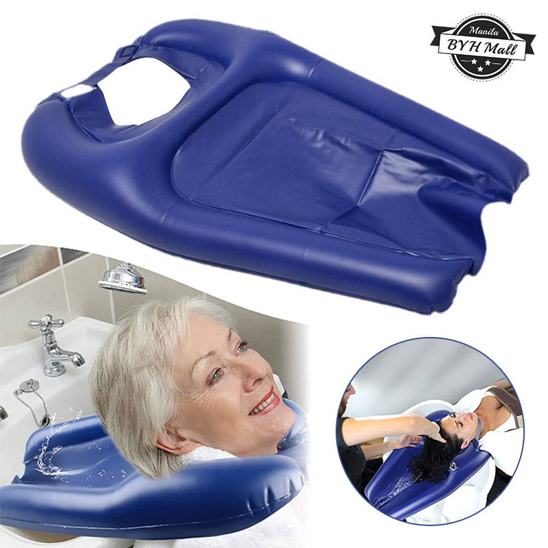 PVC Inflatable Shampoo Tray Portable Shampoo Station Shampoo Aid Neck ...