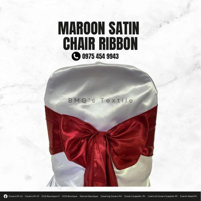 Ribbon for Monoblock Chair Ribbon Catering Events Ribbon | Shopee ...
