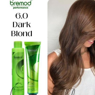 BREMOD PERFORMANCE Hair color 6.0 Dark Blond WITHOUT OXIDANT (100ml ...