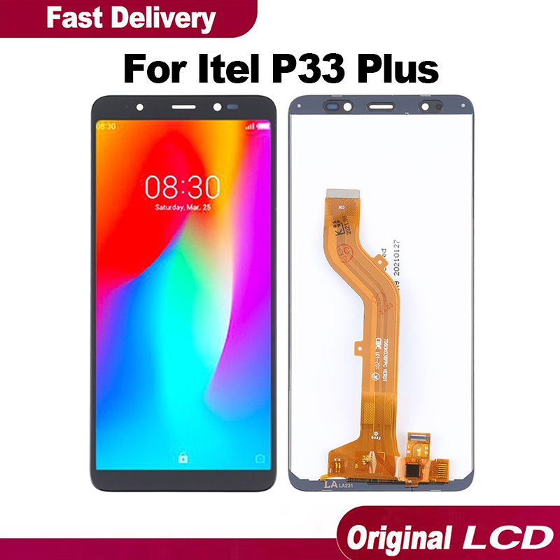 Itel P33 Plus LCD Display Touch Screen Digitizer Replacement | Shopee ...