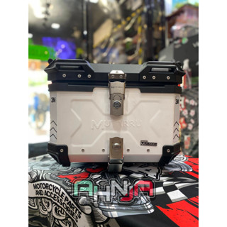 MUTARRU 45 / 55 LITERS ALLOY TOP BOX WITH BACKREST BLACK COLOR. 45L AND ...