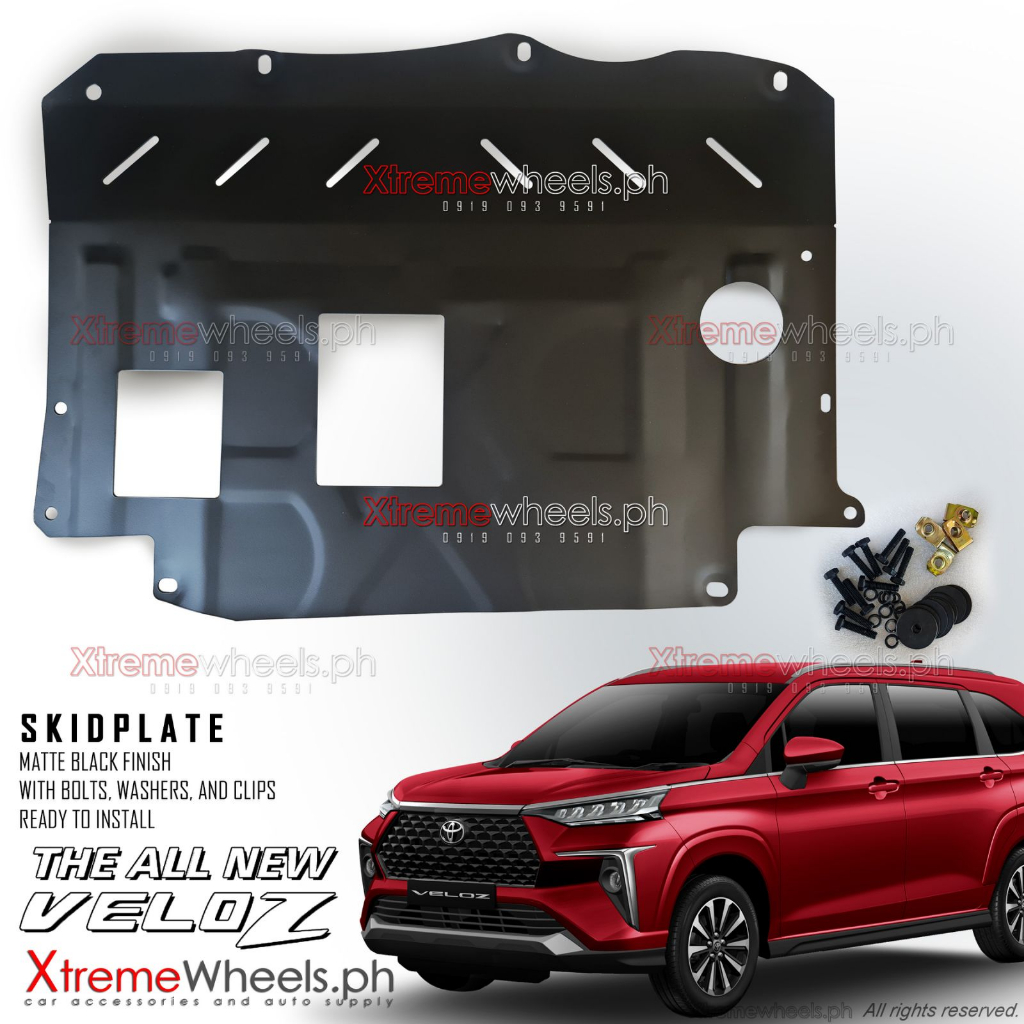 Avanza J G V Veloz 2022-2025 Black Hard Steel front Bumper Under Engine ...