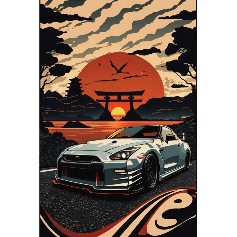 jdm car poster wall decoration | Shopee Philippines