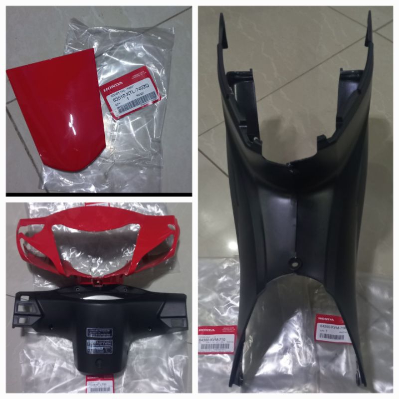 HONDA WAVE 100/R FRONT/REAR COWLING,U BOX,TAIL COVER SET(ORIGINAL ...