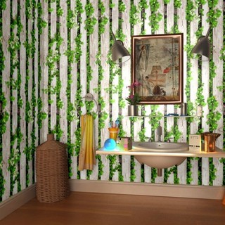 WHB Wood Cladding Design PVC Wallpaper 10meters x 45cm Selfadhessive ...