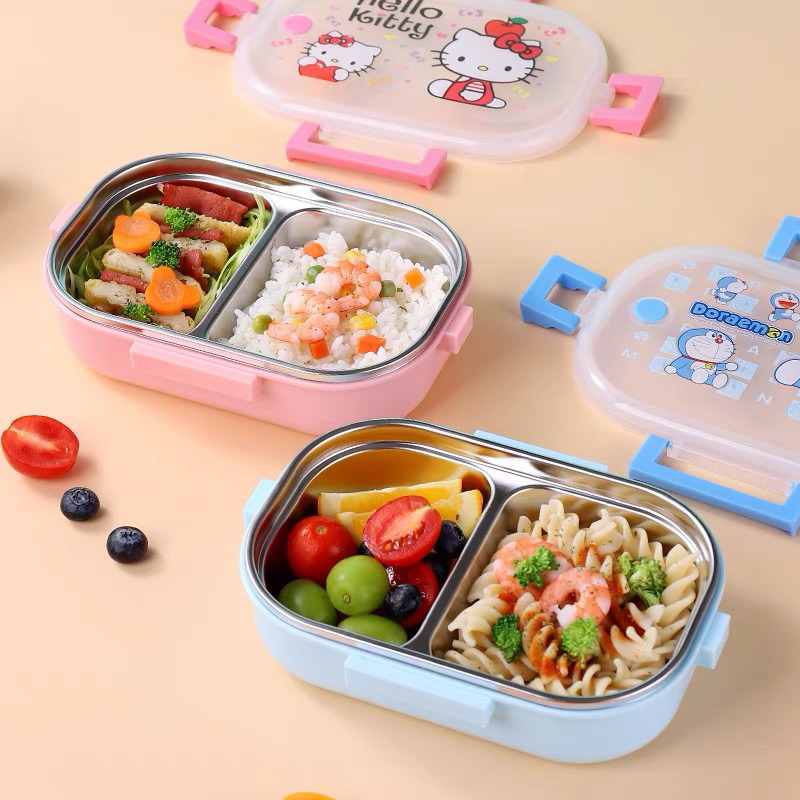 304 stainless steel cute cartoon lunch box elementary school students ...