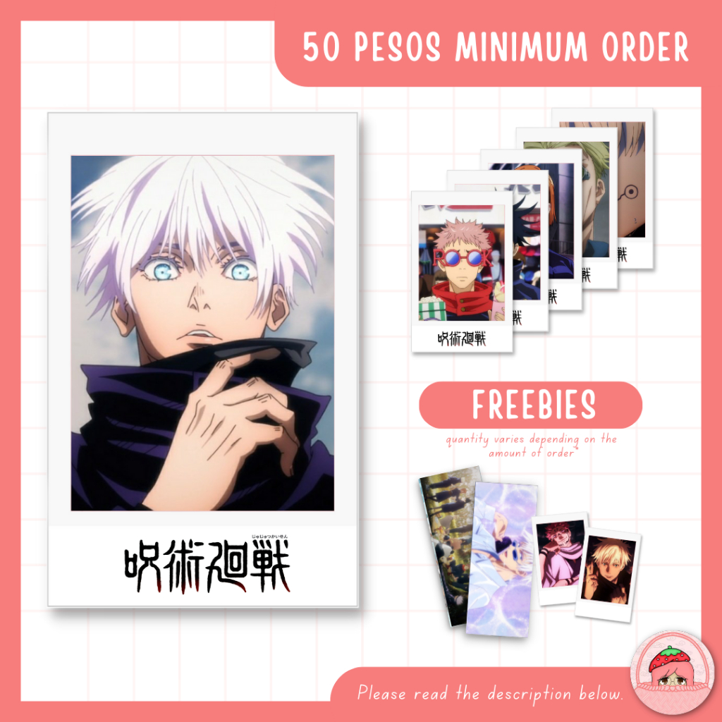 [15 PCS SET] JUJUTSU KAISEN JJK 1/2 ANIME PC PHOTOCARDS UNOFFICIAL ...