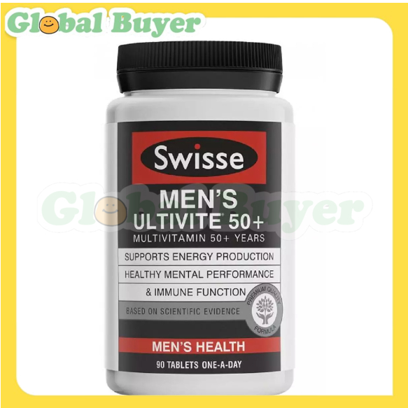 Swisse Men's Ultivite 50+ Multivitamin 90 Tablets | Shopee Philippines