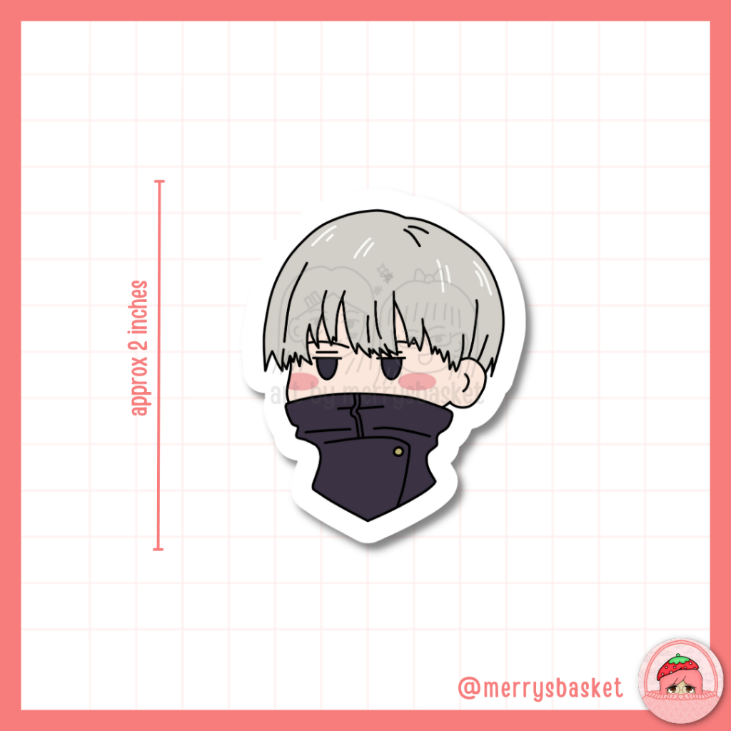 JUJUTSU KAISEN JJK ANIME - PEARL STICKERS (VERSION 1) | Shopee Philippines