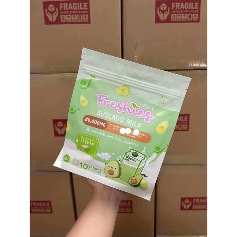 FRESHIES AVOCADO COLLAGEN 6 POUCHES | Shopee Philippines