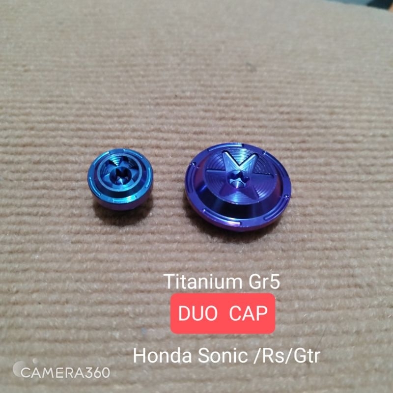 Titanium Gr5 Duo Cap ( Sniper / Raider / Wave Sonic ) | Shopee Philippines