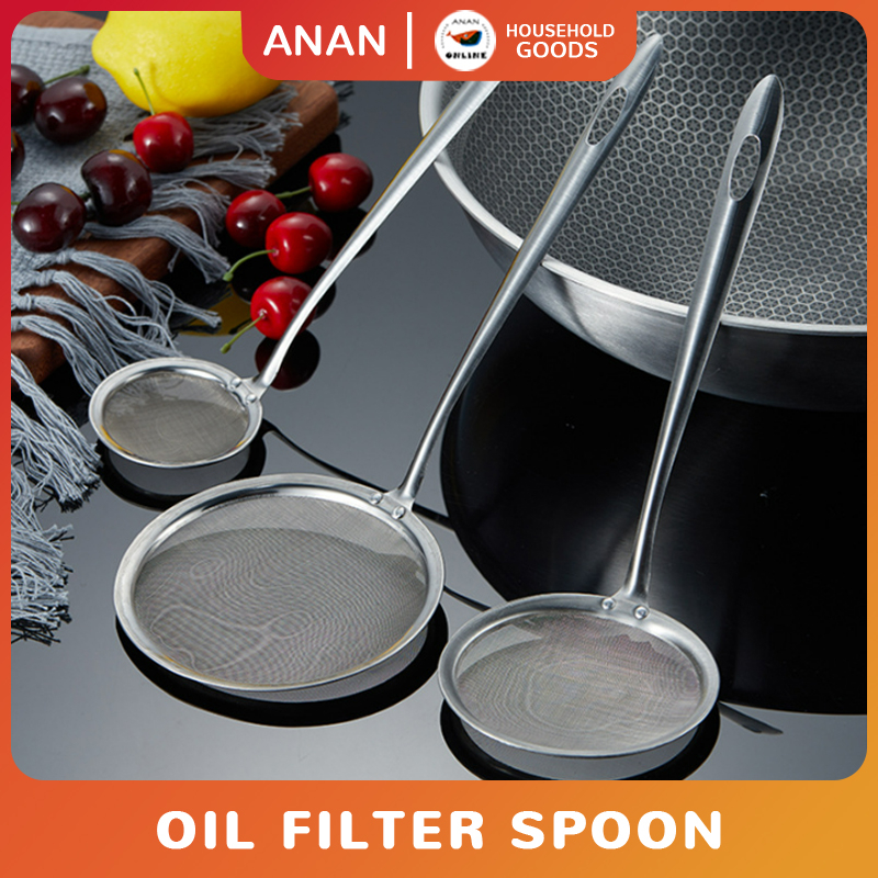 Stainless Steel Foam Filter Oil Grid Oil Filter Spoon Oil Isolation ...