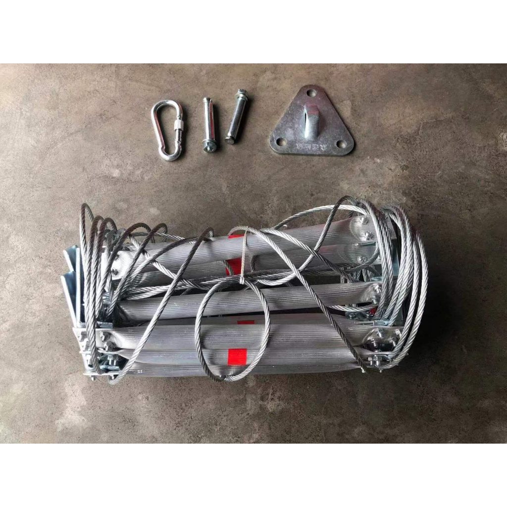 Fire Escape Ladder Fire Wire Rope Ladder Aerial Work Rescue Rescue ...