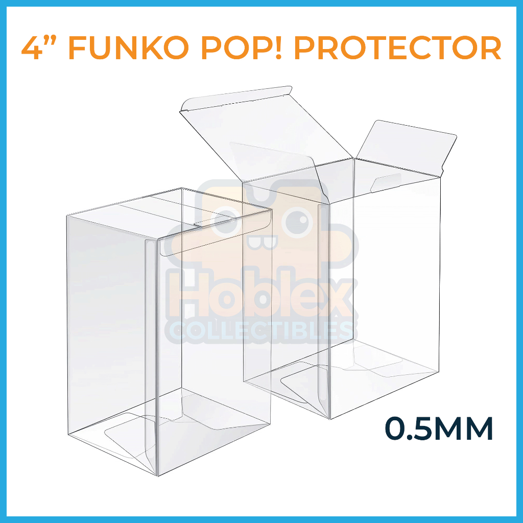 [1pc] 4inch Funko Pop Protector 0.5MM (Hard PET Plastic) | Shopee ...