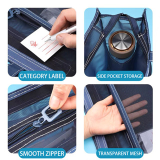 CSQUARE Double Large Storage Zipper Net Envelope with Handle - QY9398 ...