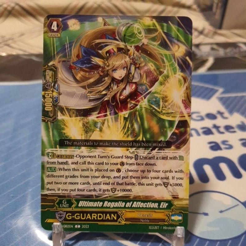 ULTIMATE REGALIA OF AFFECTION, EIR C D-PV01 CARDFIGHT VANGUARD ENGLISH | Shopee Philippines