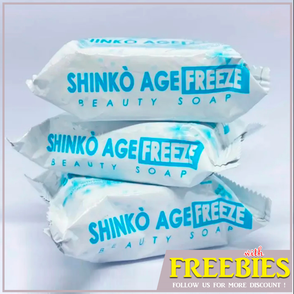 Shinko Age Freeze ULTRA Whitening Beauty Soap 70g (set of 3) | Shopee ...