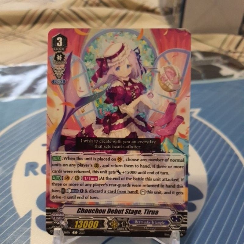CHOUCHOU DEBUT STAGE, TIRUA C D-PV01 CARDFIGHT VANGUARD ENGLISH | Shopee Philippines