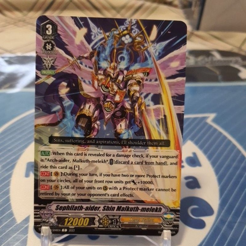 SEPHILATH-AIDER, SHIN MALKUTH-MELEKH C D-PV01 CARDFIGHT VANGUARD ENGLISH | Shopee Philippines