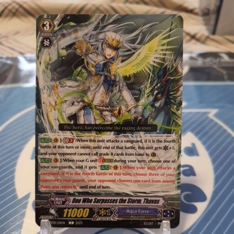 ONE WHO SURPASSES THE STORM, THAVAS C D-PV01 CARDFIGHT VANGUARD ENGLISH | Shopee Philippines