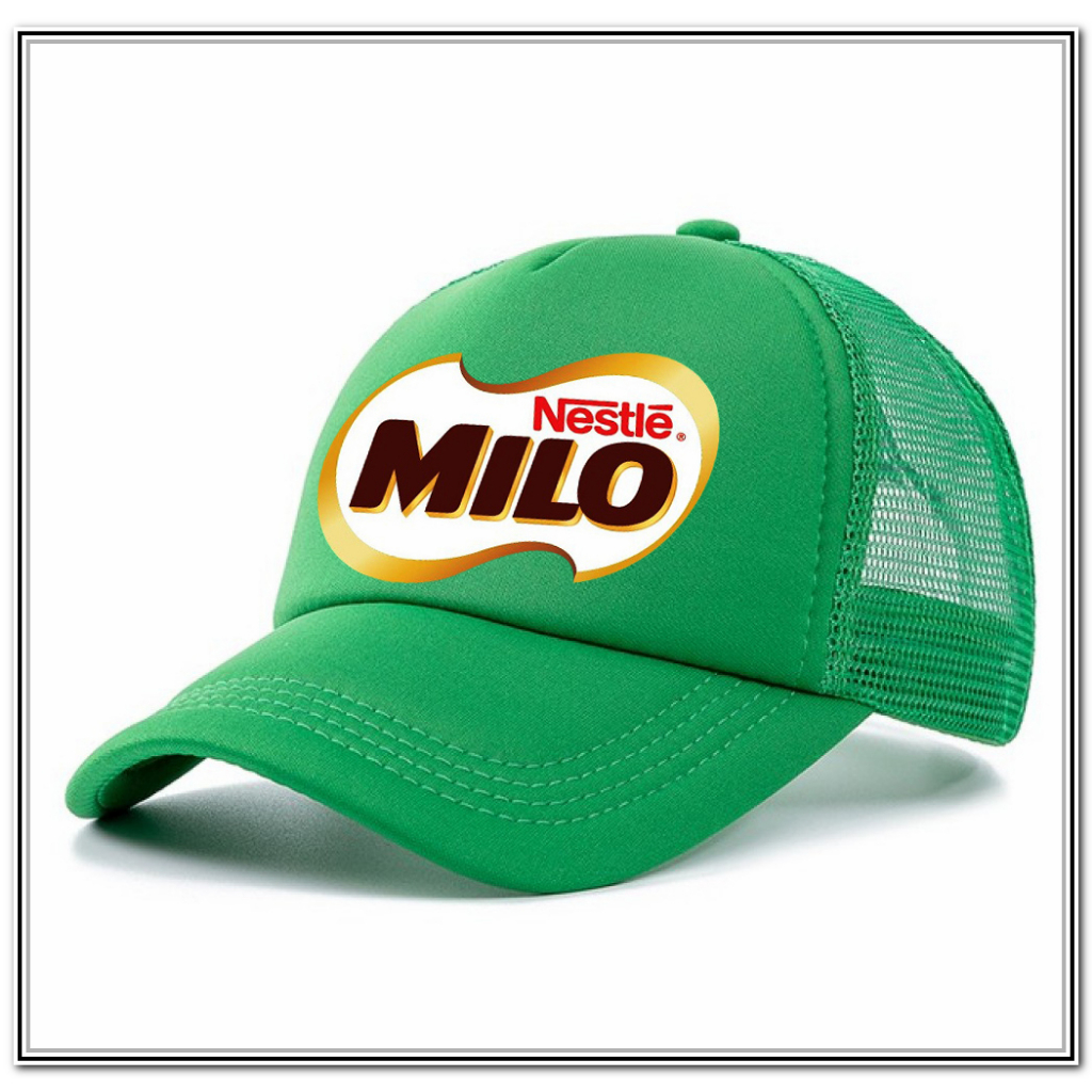 MILO Energy Drink Trucker Net Cap Hat Mesh Snap Back Hero Fashion Trend ...