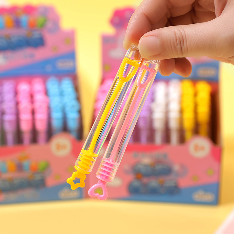 48Pcs Bubble Stick Mini Bubble Wands Stick Portable Kid Toys Bubbles ...