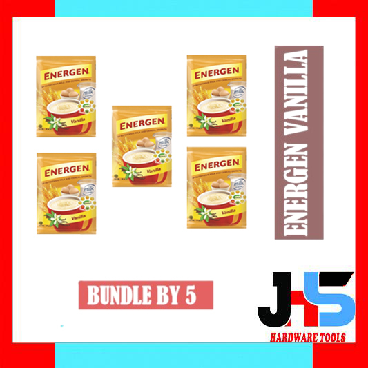JHS ENERGEN CEREAL DRINK VANILLA FLAVOR 30G (BUNDLE BY 5) | Shopee ...