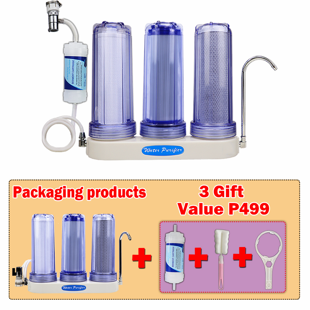 Authentic 7 in 1 Alkaline Water Purifier Leakproof Thicken Water Filter ...