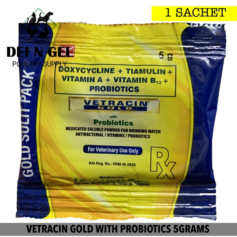 Vetracin Gold 5g for Gamefowl (1 Sachet) | Shopee Philippines