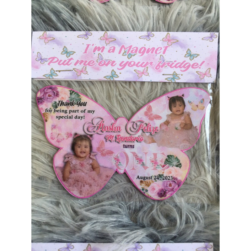 Number/Face Cut Out, Butterfly Cut out Ref Magnet Customized ...