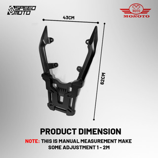HONDA ADV 160 ALLOY TOP BOX PARROT RAVEN BRACKET G4181 FOR HONDA ADV ...