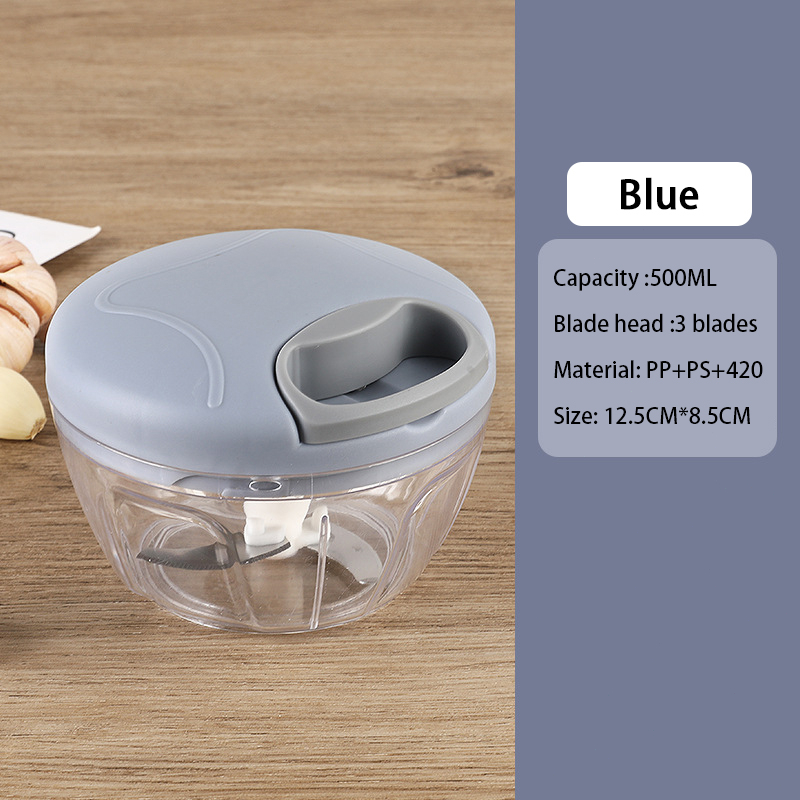 Hand Chopper Manual Rope Food Processor With Pounding Garlic Cutting ...