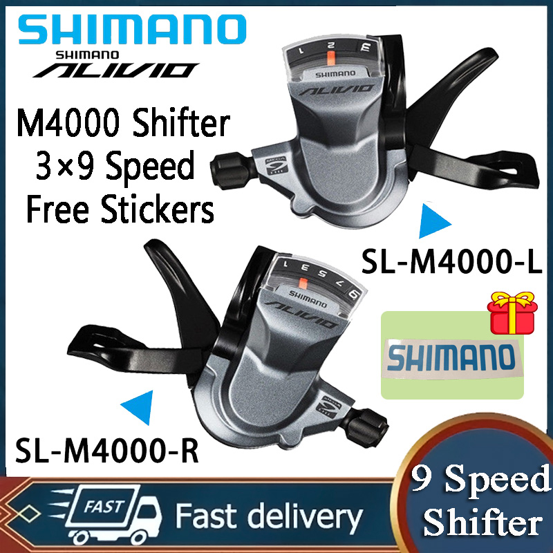 【Gift】Shimano Alivio M4000 9 Speed Shifter Shadow Rear Derailleur ...